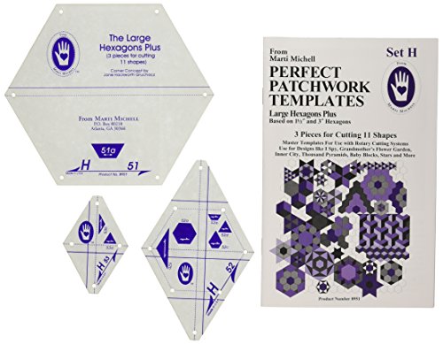 Marti Michell Perfect Patchwork Templates Large Hexagons