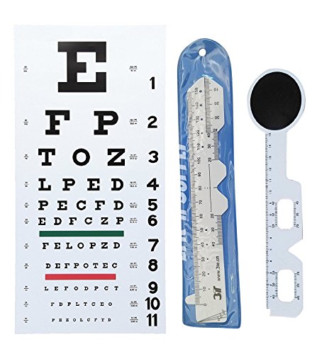 Buy EFK-II Supply Rosenbaum and Snellen Plastic Pocket Size Eye Chart ...