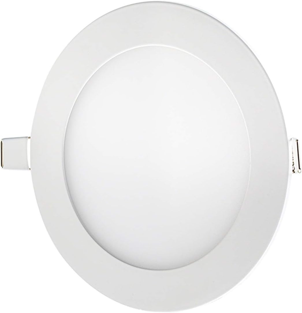 G.W.S® 6W Ultra Thin Round Circle LED Recessed Flat Panel Downlight ...