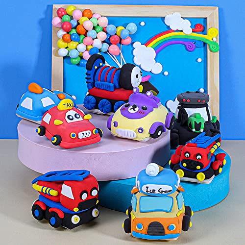 CiaraQ Modeling Clay Kit Air Dry Clay 24 Colors Soft & Ultra Light Safe ...