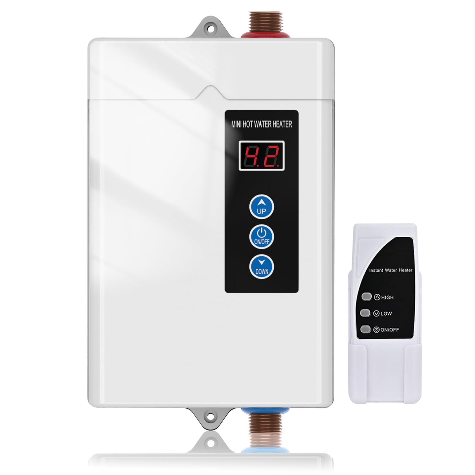 Tankless Water Heater Electric, 3000W 110V Instant Hot Water Heater ...