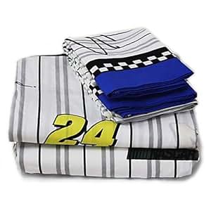 Amazon.com: Nascar Victory Bedding Jeff Gordon Full Sheet Set: NASCAR ...