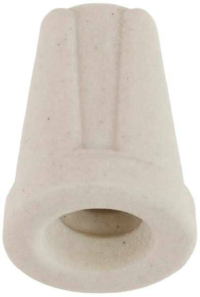 Easy-Twist Ceramic Wire Connector, 22-10 AWG, Medium Size, Ceramic (Bag ...