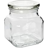 Amazon.com: Anchor Hocking 20-Ounce Emma Jar with Glass Cover, Set of 3 ...