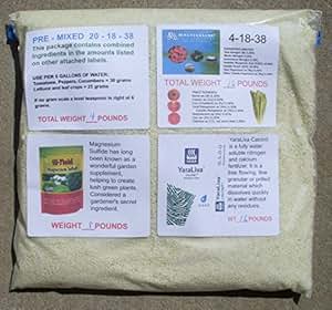 Amazon.com: Masterblend Fertilizer 20-18-38 Pre-mix 4 Lbs Hydroponic ...
