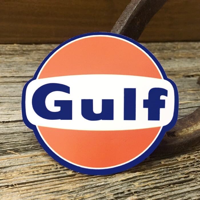 Mua Gulf Round Logo Sticker Gulf Oil New Logo Racing Sticker Fuel Brand ...