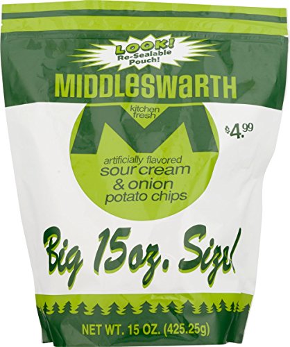 Buy Middleswarth Kitchen Fresh Sour Cream & Onion Potato Chips - 15 Oz ...