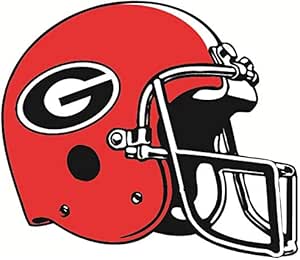 Amazon.com: 3 Inch Football Helmet UGA University of Georgia Bulldogs ...