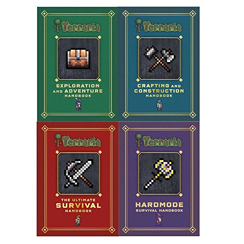Terraria Gaming Guide Collection 4 Books Set (Terraria: Exploration and ...