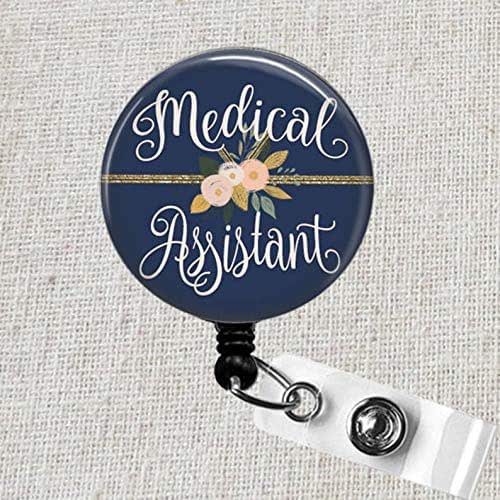 Amazon.com: Medical Assistant MA Retractable Badge Reel, Nursing School ...