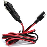 Amazon.com: SinLoon Cigarette Lighter SAE Battery Charger Cable,12V 15A Cigarette Lighter Plug ...