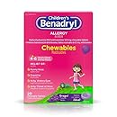 Amazon.com: Children’s Benadryl Allergy Chewables with Diphenhydramine ...