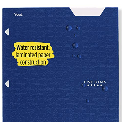 Five Star 4-Pocket Folder, 6 Pack, Paper Folders, Fits 3-Ring Binders ...