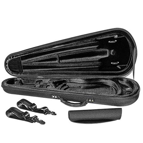 MI&VI Durable Hard-Shell Violin Travel Case 4/4 (Full Size) With Soft ...
