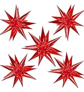 Amazon.com: 60 Pcs Silver Mylar Starburst Balloons, Explosion Star Foil ...