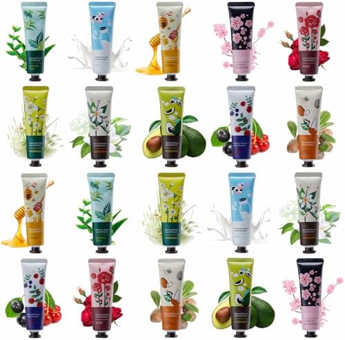 20 Pack Hand Cream Gift Set,Hand Lotion for Dry Cracked Hands,Working ...