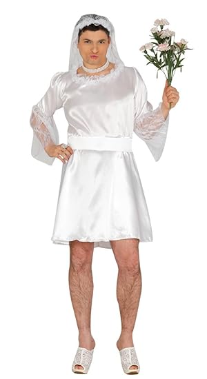 Hombre con vestido de novia – Vestidos elegantes 2019