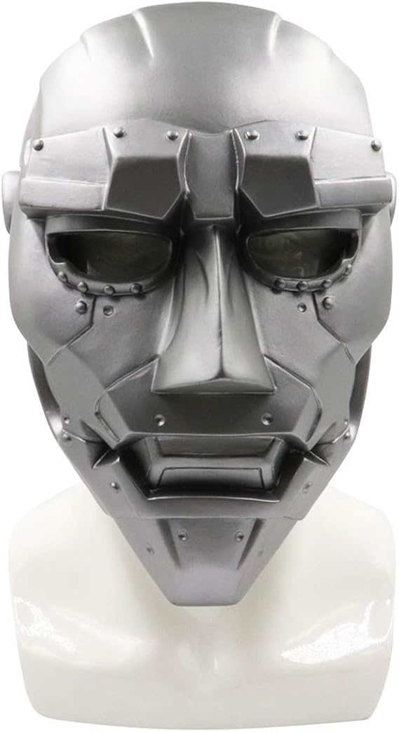 Dr Doom Victor von Doom Super Villain Mechanical Mask Halloween Cosplay ...