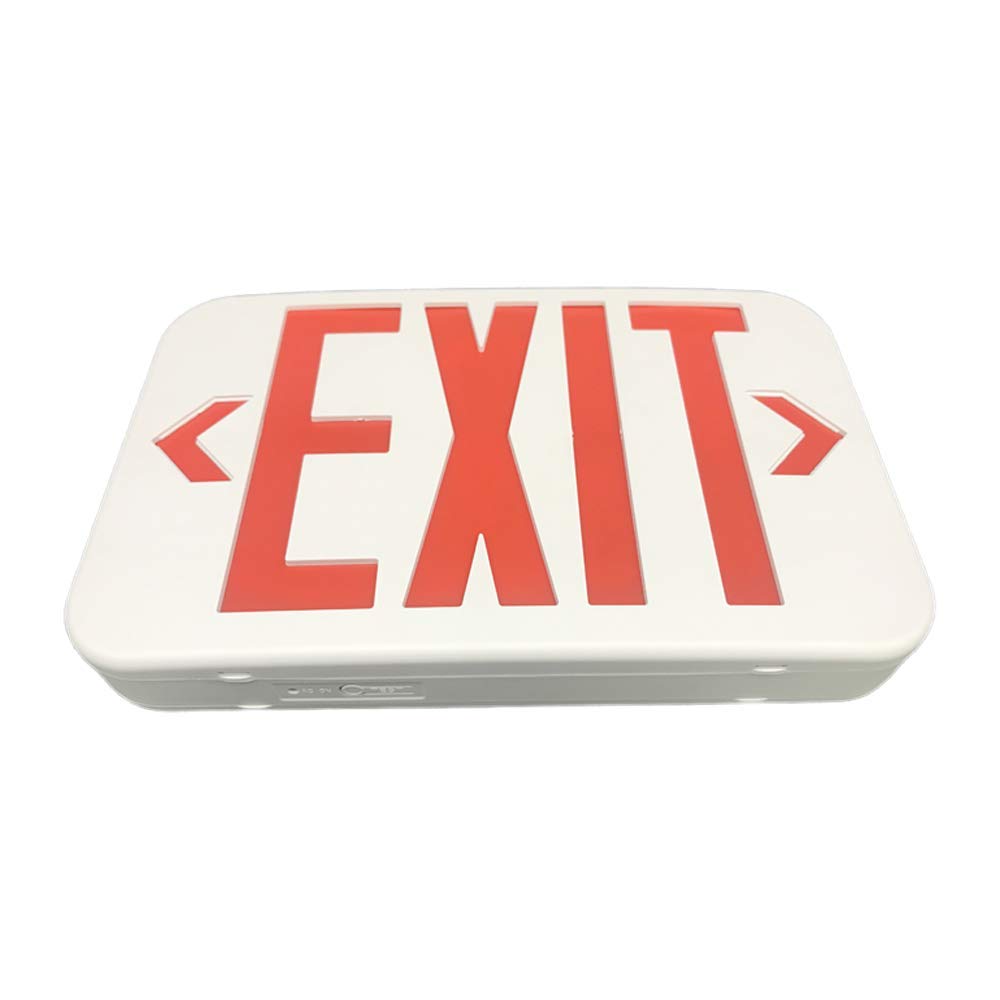 Mua Amazon Basics LED Emergency Exit Sign, UL Certified, 2-Pack, Double ...