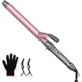 Amazon.com: Extra Long Barrel Curling Iron 1 Inch, Travel Dual Voltage Curling Wand for Long ...