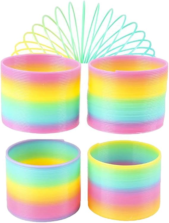 Amazon.com: The Dreidel Company Plastic Multicolor Coil Spring, Goody ...