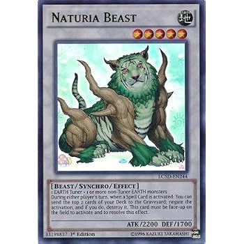 Amazon.com: Yu-Gi-Oh!! - Naturia Beast (LC5D-EN244) - Legendary ...