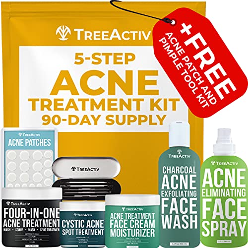 5 Step Acne Treatment Kit, Complete Acne Treatment System for ...