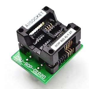 Amazon.com: ALLSOCKET SOP8-5.4-1.27 SOP8 Package SOIC8 SO8 SOP8 to DIP8 ...