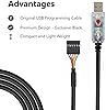 FEANTEEK FTDI Cable,USB to TTL Serial Cable 3.3V UART Converter with ...