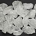 Amazon.com: Zenkeeper 1 Lb Rough Clear Quartz Stone Bulk - Large Raw ...