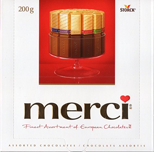 Merci European Chocolates Red & Blue, (Red+Blue 7 Ounce each), Bundle ...