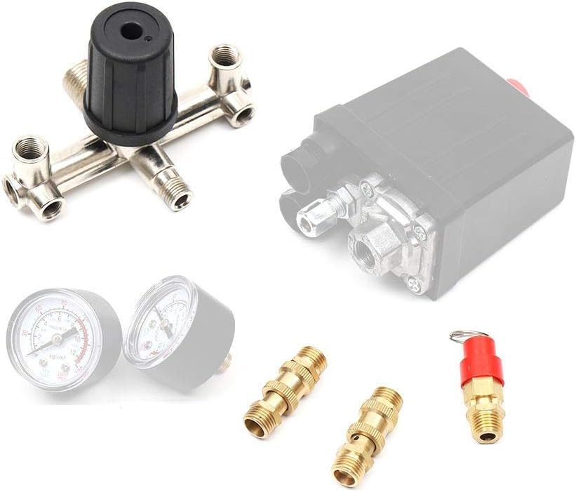ORAZIO Air Compressor Regulator Switch Base E-Type with valves and ...