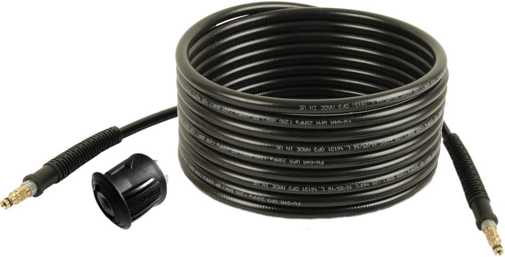 High-pressure hose, 10 m, 200 bar, 60 °C, quick-connect, double-sided ...