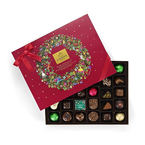 Godiva Chocolatier Assorted Chocolate Christmas Gift Box, Holiday Gift ...