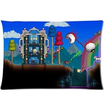 Amazon.com: Custom Terraria Game Pillowcase 20x30 two sides Zippered ...