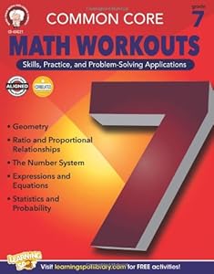 Common Core Math Workouts, Grade 7 book by Keegen Gennuso