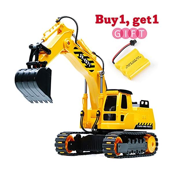 DOUBLE E Remote Control Excavator Full Functional Construction Tractor ...