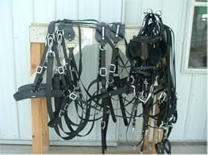 Amazon.com : Amish Made Biothane Draft Horse Team Harness : Horse ...
