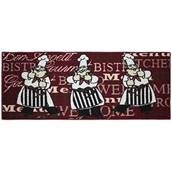Amazon.com: 26 X 17 Fat French Mats Chef Kitchen Mat Rug Bistro Chefs ...