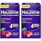 Amazon.com: Nauzene Upset Stomach & Nausea Chewable Tablets Flavor ...