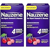 Amazon.com: Nauzene Upset Stomach & Nausea Chewable Tablets Flavor ...