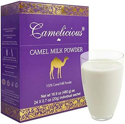 Camelicious Full Cream Camel milk powder 100% pure 20gramx24-sachets ...