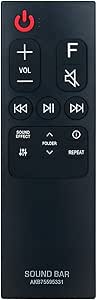 AKB75595331 Replacement Remote Control Applicable for LG Sound Bar SL6Y ...