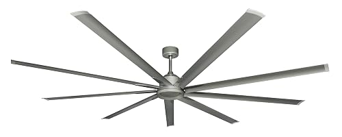 TroposAir Liberator WiFi 96 in. Indoor/Outdoor Brushed Nickel Smart ...