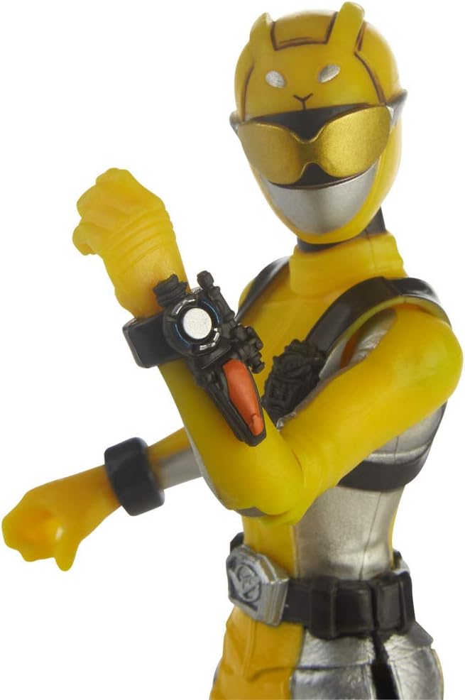 Power Rangers Beast Morphers Yellow Ranger 6-inch Action Figure Toy ...