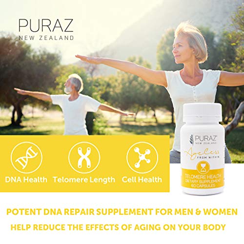 Puraz Telomere Supplements with Potent Astragalus Root Extract for ...