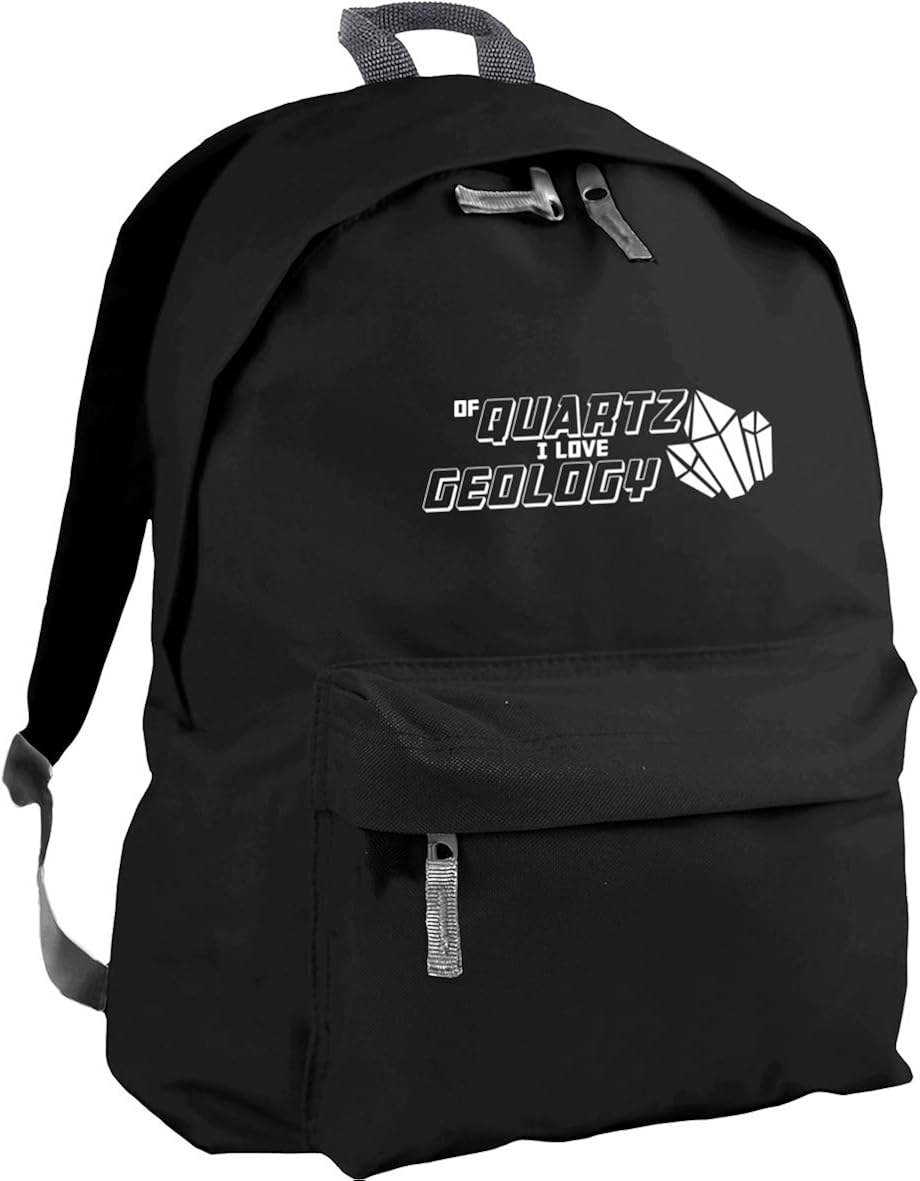 HippoWarehouse of Quartz I Love Geology Backpack ruck Sack Dimensions ...
