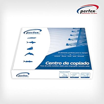 Perfex Arillo Metálico color negro de 9/16" para encuadernar hasta 120 ...