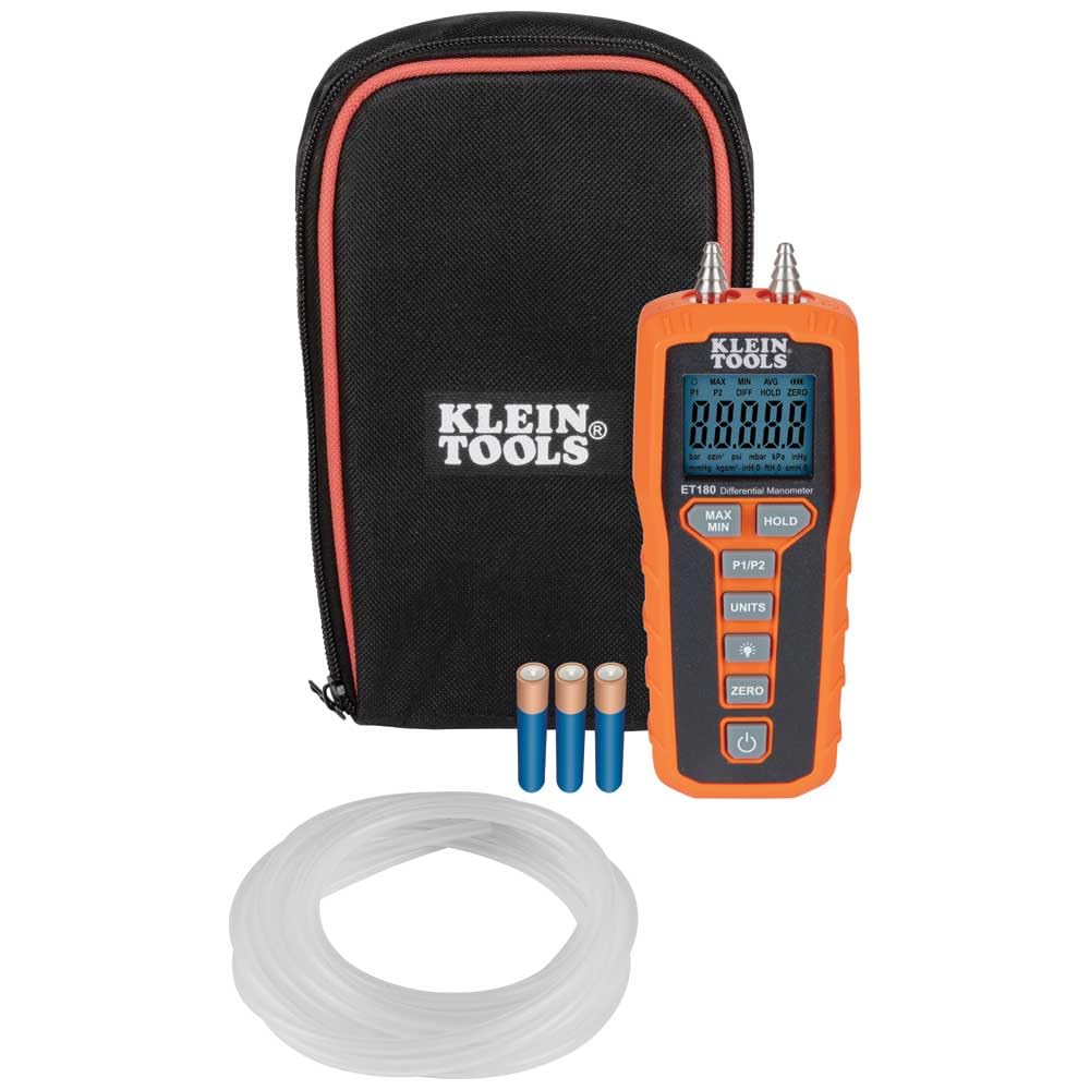 Mua Klein Tools ET180 Digital Manometer, Air and Gas Pressure Tester ...
