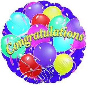 Amazon.com: 18" Congratulations Purple: Everything Else